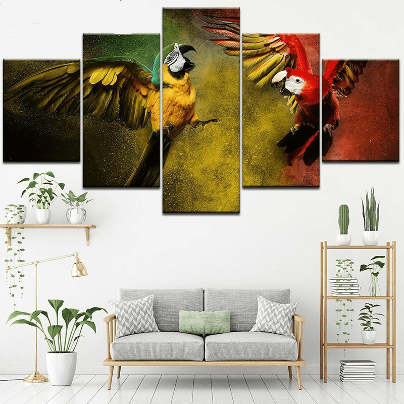 Toile tableau perroquet & Univers-du-perroquet